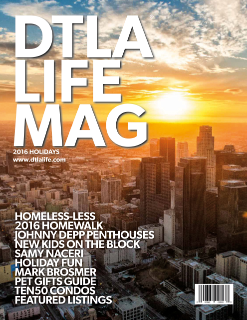Cover Page for Dtla Life Magazine – Predrag Vučković